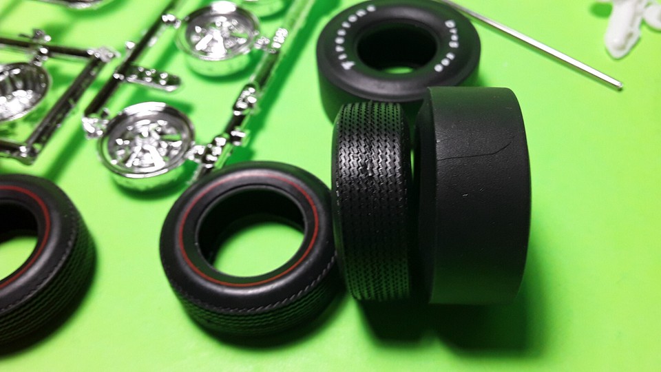 1967 GTO Pontiac 1/25 Firestone Drag 500 Slick Redline Tire Reverse ...