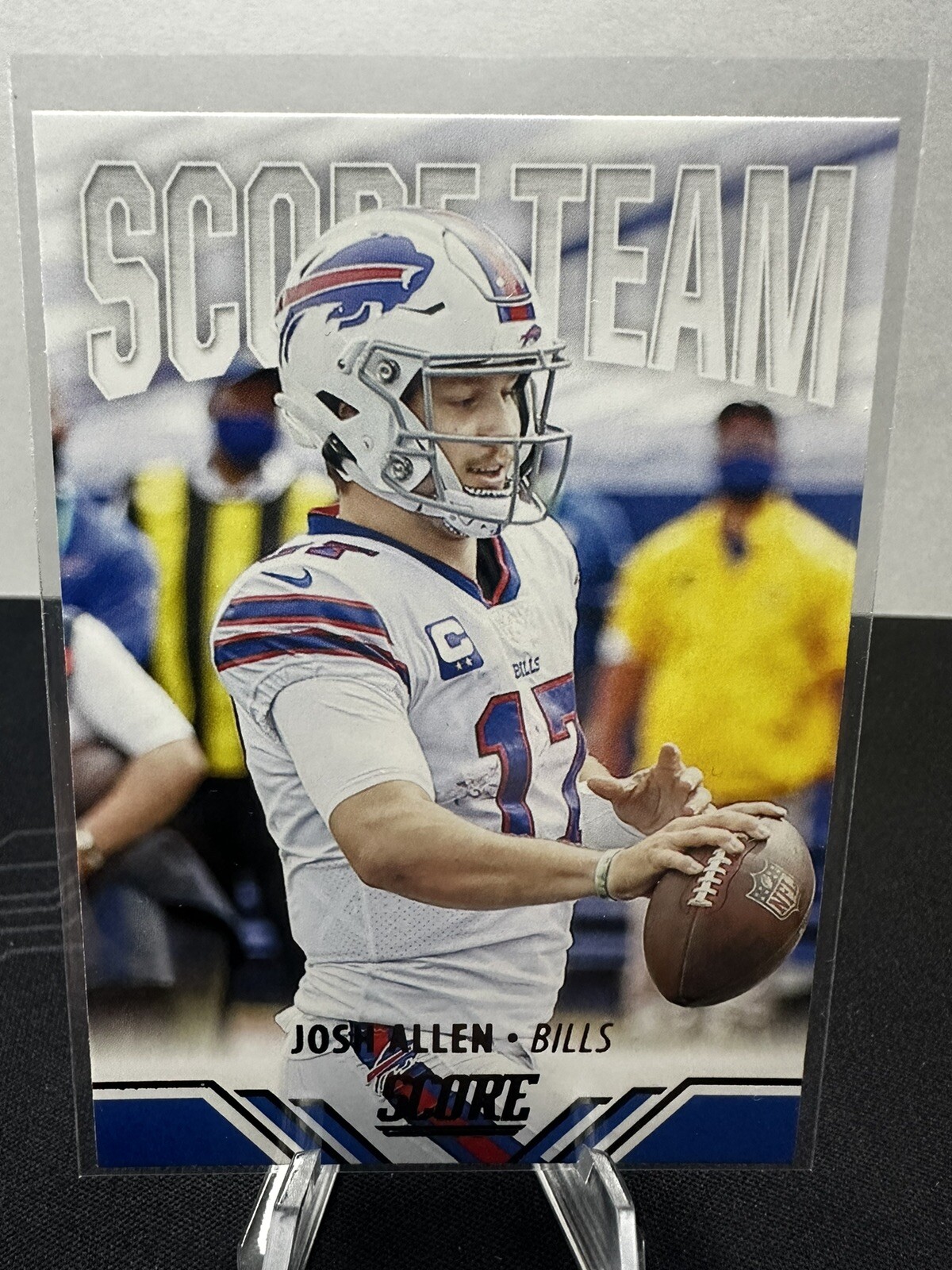 💥 2021 Score Football Josh Allen Score Team Insert Card #ST4 Buffalo ...