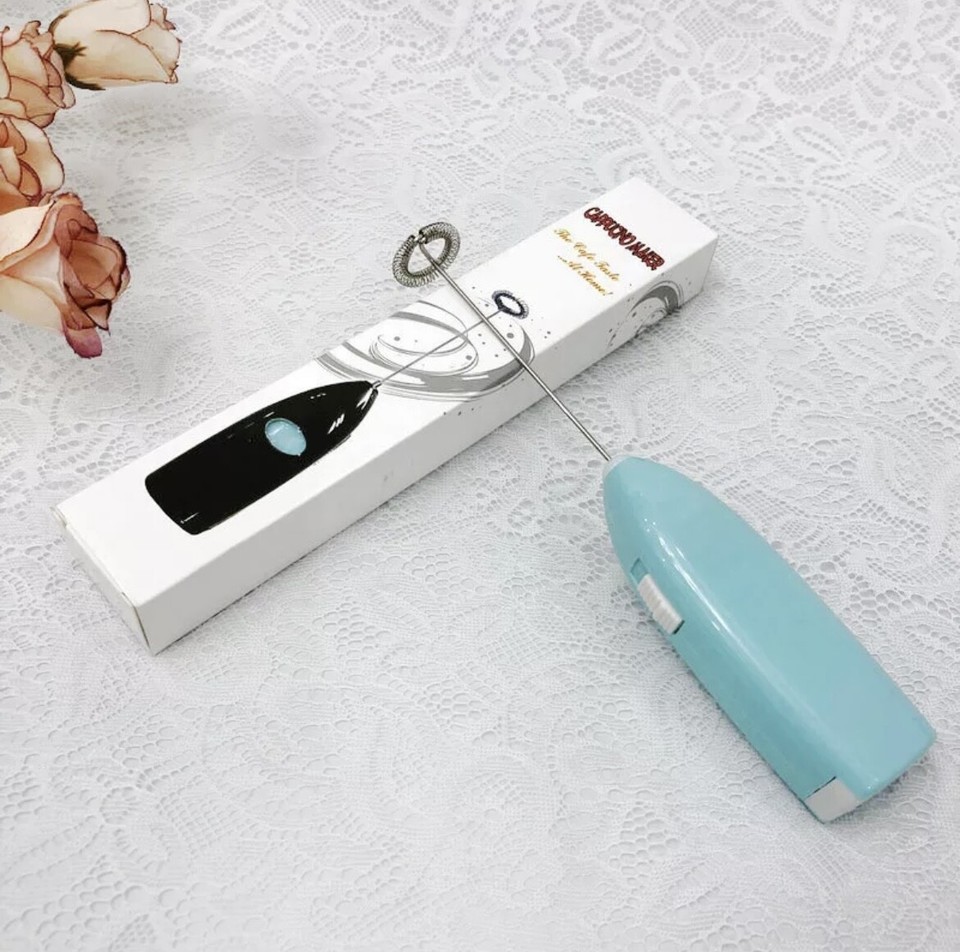 Mini Electric Coffee Blender Handheld Eggbeater Bubble Drink Stir Bar ...