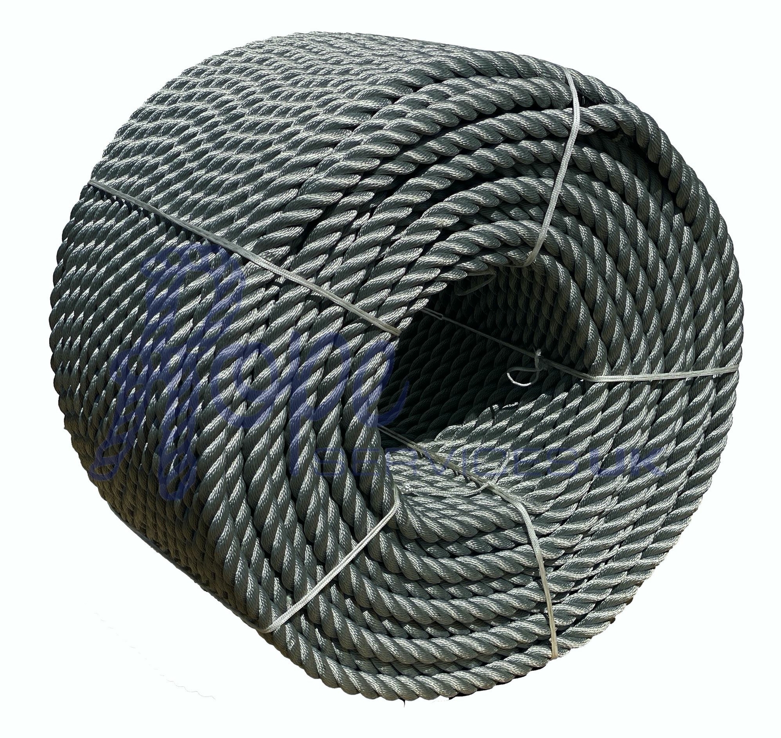 3 Strand Grey Garden Decking Rope, Decoration Handrail Barrier Outdoor ...