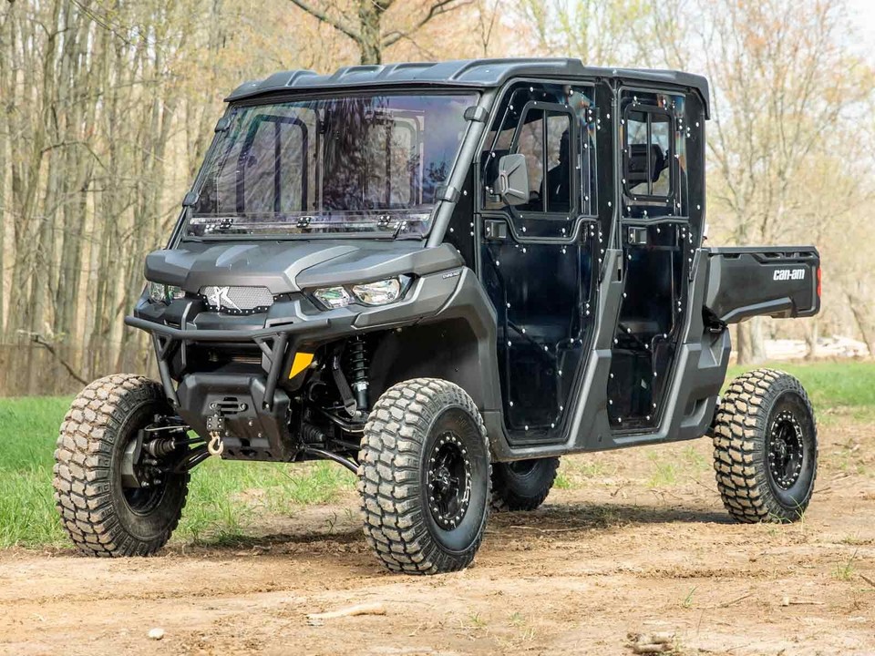 SuperATV Can-Am Defender MAX Convertible Full Cab Enclosure Doors ...