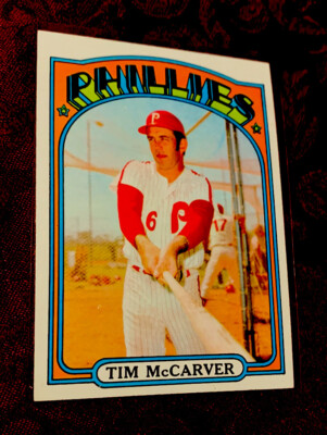Tim McCarver 1972 Topps Baseball Card # 139, Philadelphia Phillies | eBay