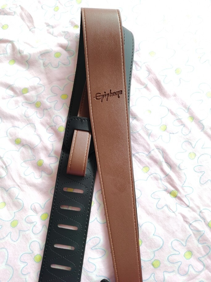 2.3'' Wide Adjustable PU Leather Strap For Epiphone Electric Guitar ...