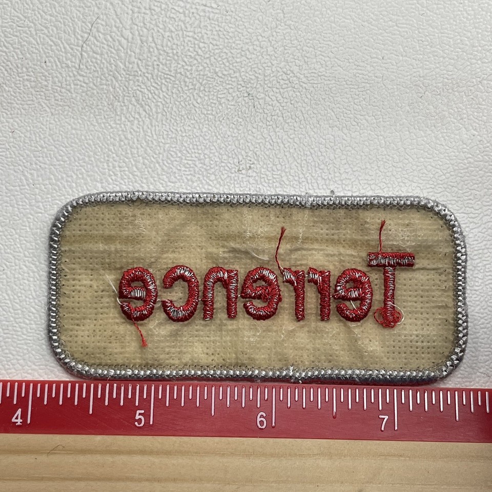 Used Name TERRENCE Uniform Patch (For Mechanics, Service & More) B020 ...