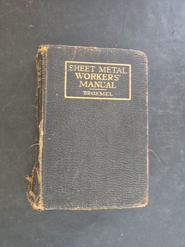 1925 Drake Sheet Metal Workers' Manual by Broemel | eBay