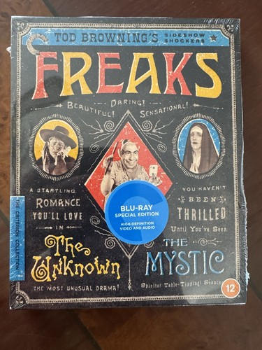 Tod Browning's Sideshow Shockers(1925-1932)Limited Edition 2 Disc Blu ...