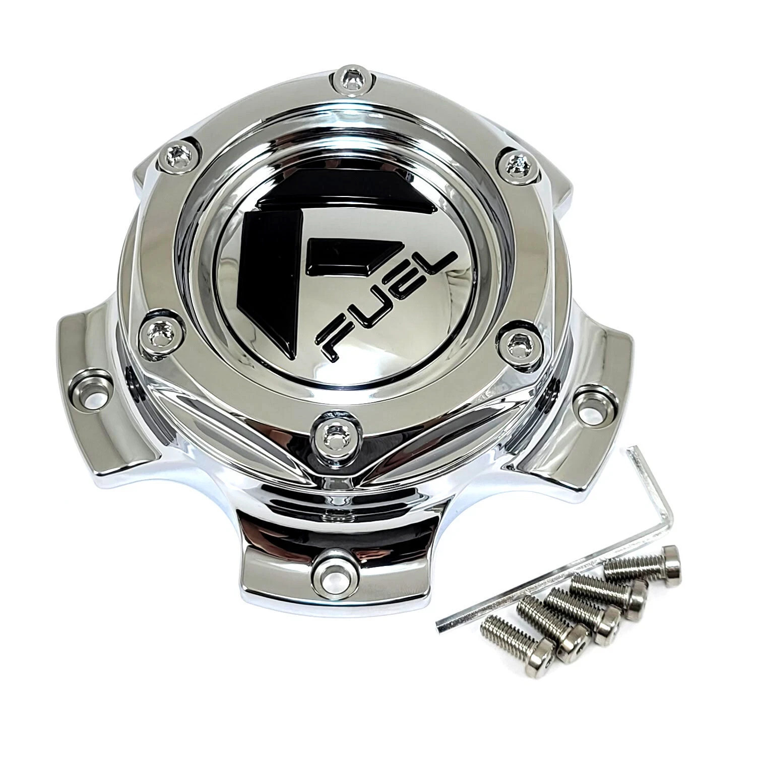 Fuel Off-Road Wheels Chrome Wheel Center Hub Cap Bolt-On 1004-72 | eBay