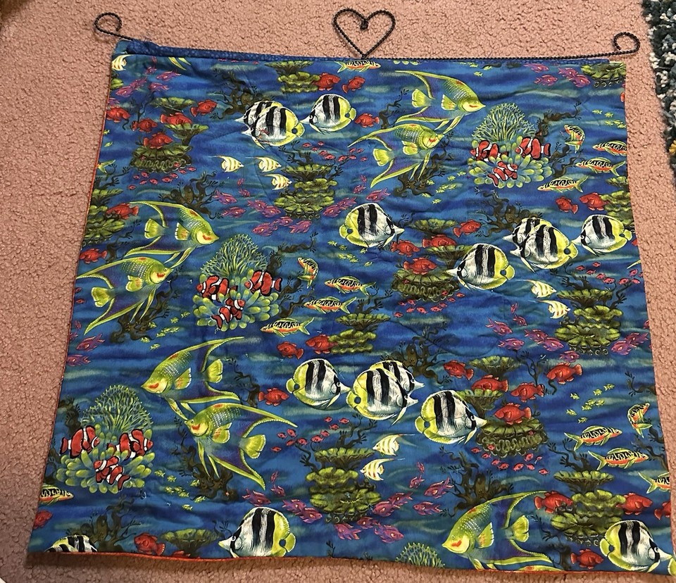 Ocean Songs Fabric By Laurel Burch Mermaid Ocean 24 x 21.5 Charms ...