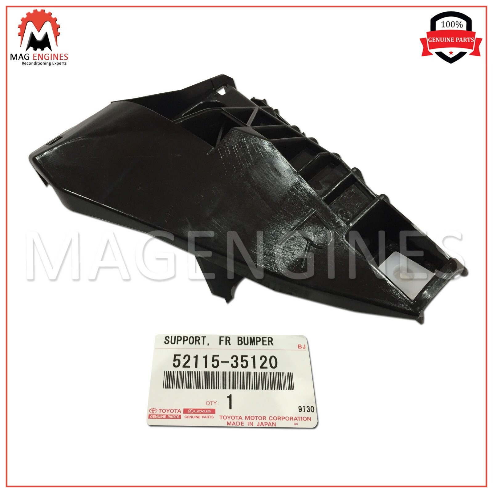 52115-35120 GENUINE OEM SUPPORT, FRONT BUMPER SIDE, RH 5211535120 | eBay
