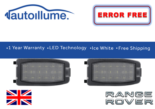 For Land Rover Range Rover Sport Discovery Freelander LED Mirror Puddle ...