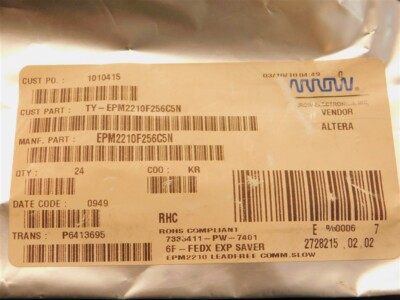 24 Altera EPM2210F256C5N-C MAX II Instant-On Non-Volatile CLPD ICs 256 ...