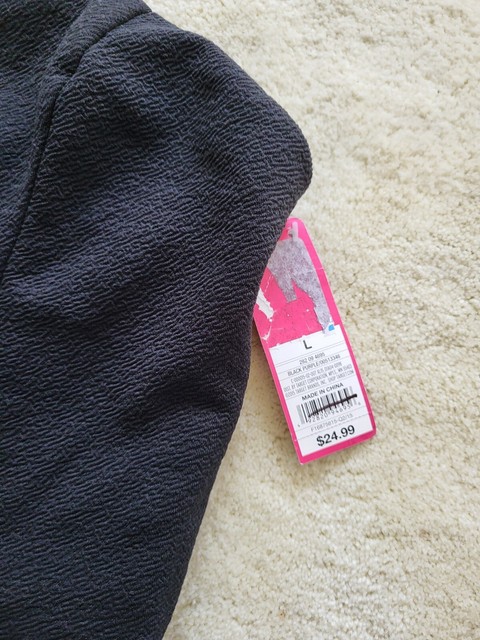 Target Juniors Xhilaration Black Purple Strapless Butterfly Dress Large ...