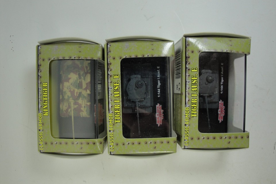 Classic Armor 1:144 WWII German Kingtiger w Tiger Tank New Millennium ...