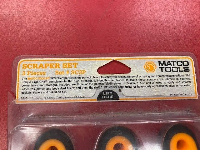 Matco Tools Scraper Set 3 Pieces SC3P | eBay