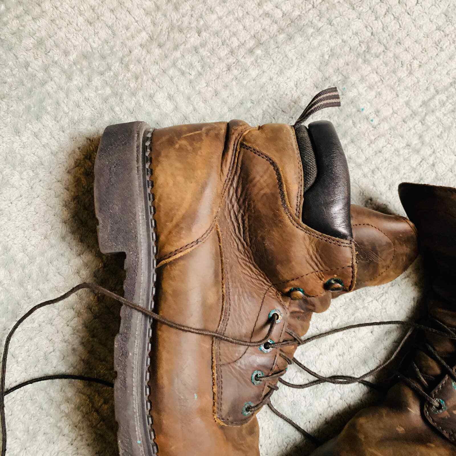 Heavy Duty RED WING SHOES 4406 Steel Toe Waterproof Leather Boots Mens ...