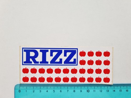 Adhesive Rizz Apple Sticker Autocollant Vintage 80s Original | eBay