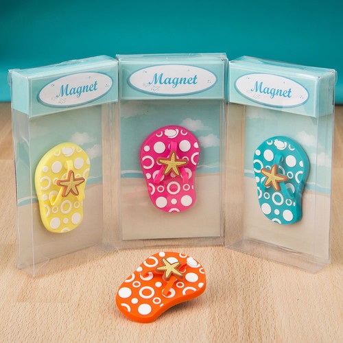 24x Flip Flop Magnets | Assorted Colors | Fridge Magnets | Beach Theme ...
