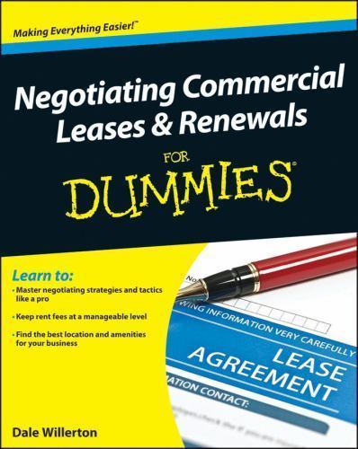 Negotiating Commercial Leases and Renewals for Dummies by Jeff ...