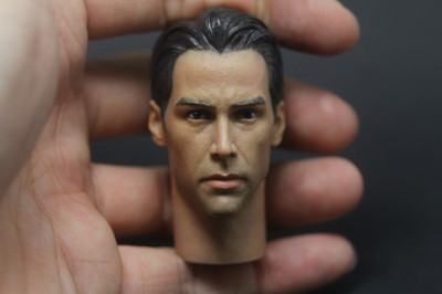 1/6 Man Head Carved Handsome Heroes Sculpt Model PVC 2in. Toy Fit ...