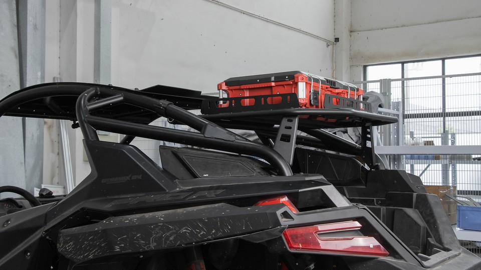 Adjustable Rear Bed Cargo Luggage Rack For 2022-2025 Polaris RZR Pro R ...