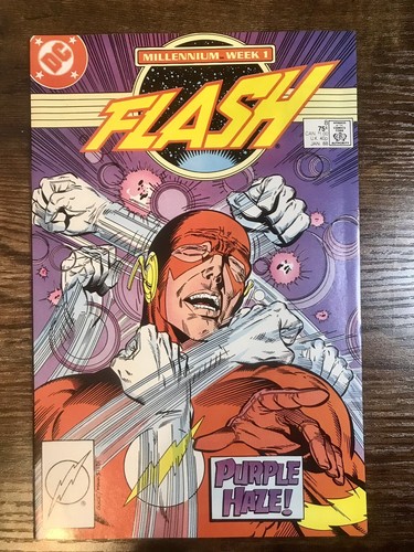 Flash Issue #8 NM DC Comics 1987 Direct Edition Purple Haze! | eBay