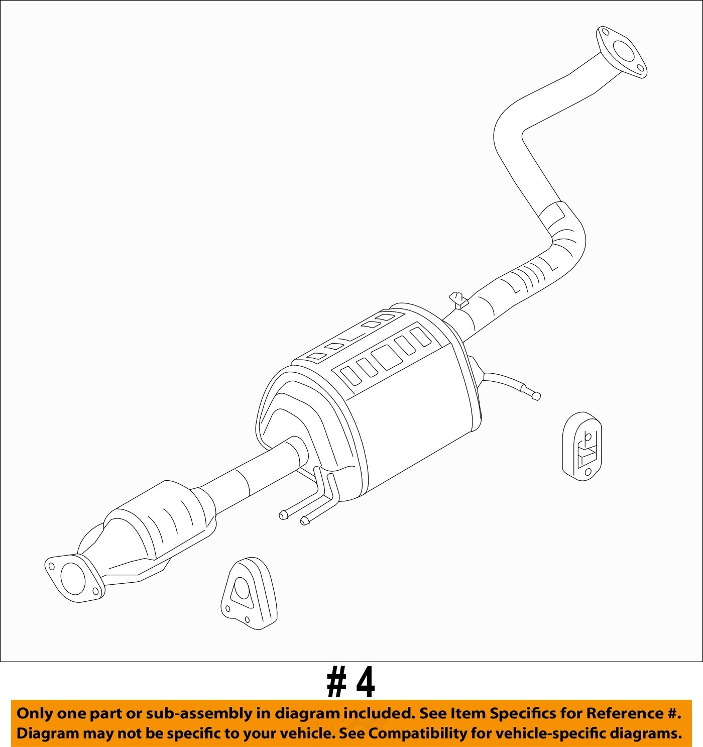 Kia 28600B2500 Genuine OEM Intermediate Pipe for sale online | eBay