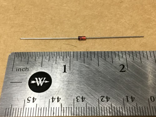 (200 PC) MOTOROLA 1N751A Zener Diode, Two Terminal, 5.1 Volt, 5%, DO-35 ...