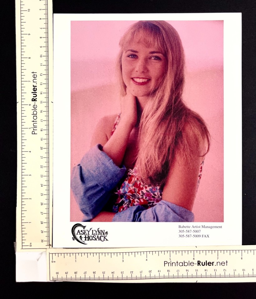 1991 Casey Lynn Hosack Up And Coming Country Singer Model Vintage Promo ...