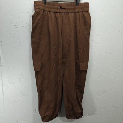Joy Lab Womens XL Pants Brown Utility Cargo Joggers Hiking Gorpcore ...