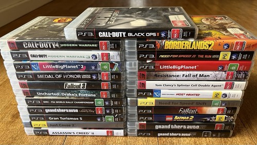 SONY PlayStation 3 PS3 Games Bulk Bundle Lot 23x Games - Tested ...
