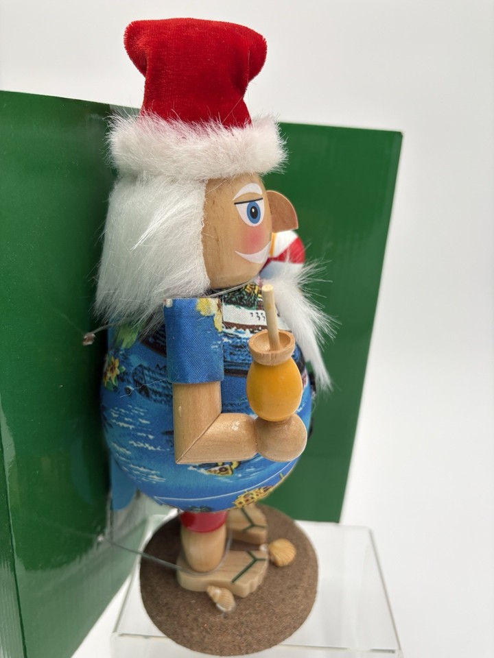 Kurt Adler 9-Inch Wooden Tropical Beach Santa Nutcracker | eBay