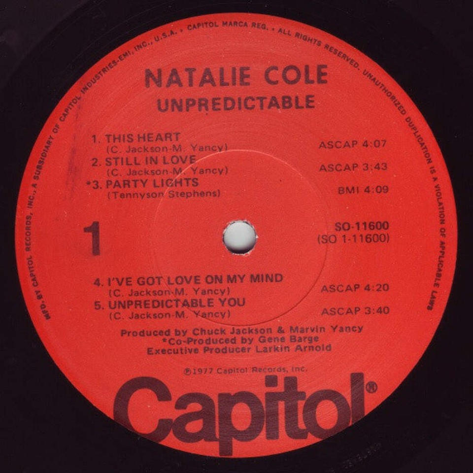 Natalie Cole - Unpredictable | eBay