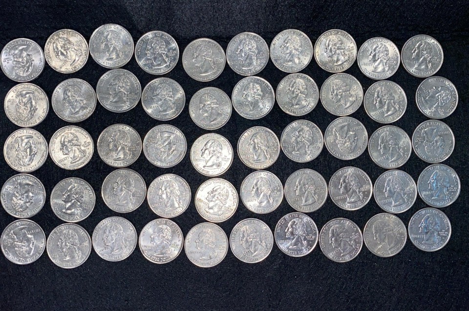 U.S. Complete State Quarter Set 1999 - 2008 Complete -- 50 coins | eBay