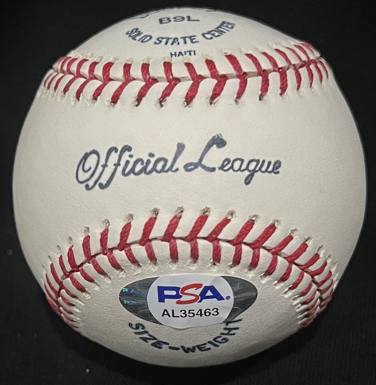 RARE Horace “Hod” Lisenbee (dec1987) PSA/DNA Signed Baseball 1920’s 30 ...