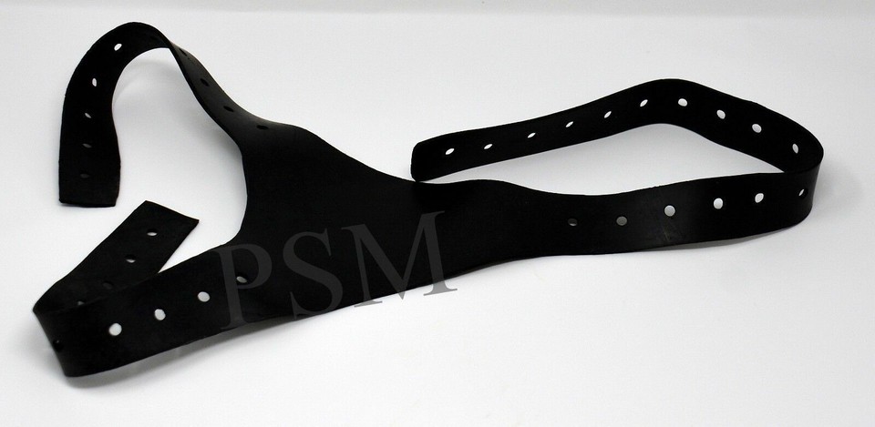 Anaesthesia Mask No-6 With Head Harness - 3 Tail Type - Black Rubber | eBay