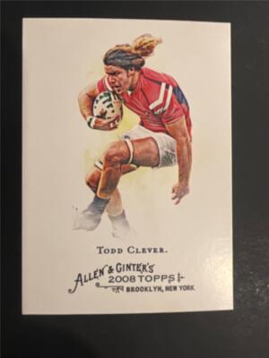 2008 Topps Allen & Ginter #238 Todd Clever Rugby | eBay