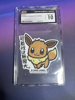 Eevee B Side Label CGC 10 | eBay