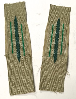 WWII GERMAN HEER TUNIC JACKET COLLAR TABS LITZEN ENLISTED-MOUNTAINEER ...