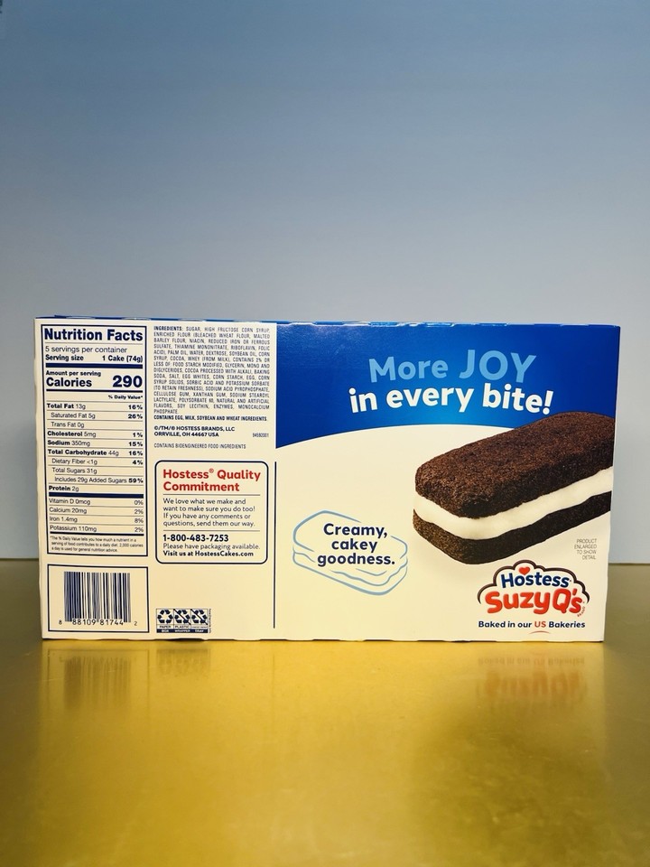 🔥New Limited Edition Hostess SUZY Q’s Chocolate Creamy Filled Mega Cake ...