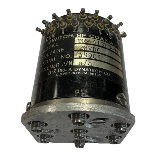 M6-413H3-TL Dynatech Coaxial Switch - Relay SP6T 28Vdc SMA / Bracket | eBay