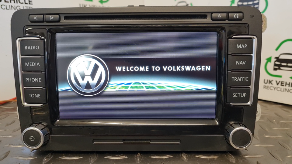 RNS 510 VW GOLF SCIROCCO TIGUAN PASSAT MULTI MEDIA/SAT NAV 1T0035680B ...