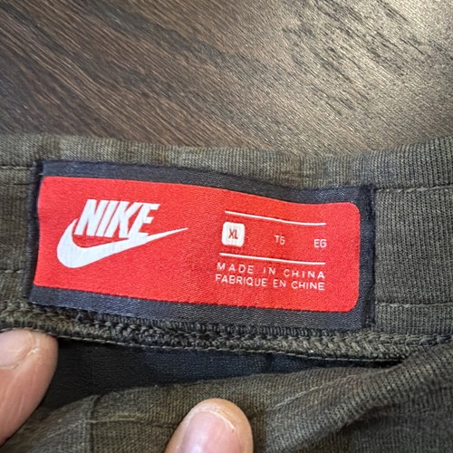Nike Men's Tech Fleece Pants Joggers Olive Green, Size XL | eBay