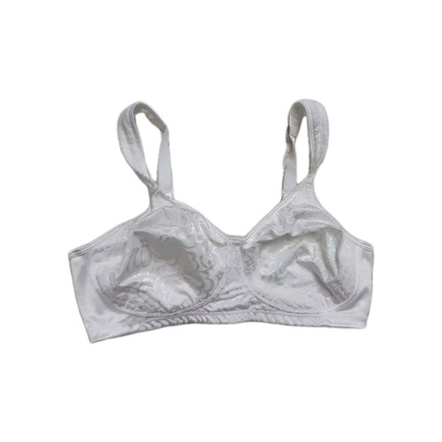 Playtex 18-Hour Ultimate Lift and Support Bra 38C White Wireless Satin ...