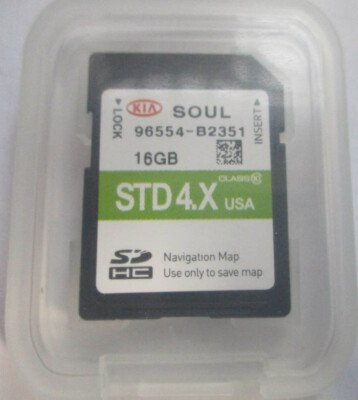 NEW UPDATE KIA SOUL 2014-2015 GPS USA Map SD Navigation Card 96554 ...