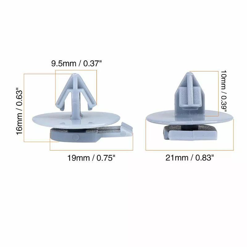 100Pcs For Mini Cooper R50 R52 R53 R55 R56 R57 Wheel Arch Trim Molding ...