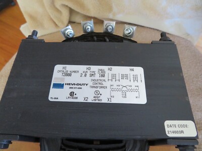 NEW EGS T2000 INDUSTRIAL CONTROL TRANSFORMER 240/480V 60HZ | eBay