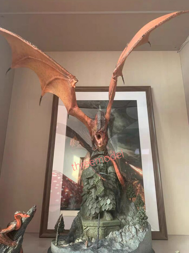 Weta The Lord Of the Rings The Hobbit Smaug the Fire-Drake Statue IN ...