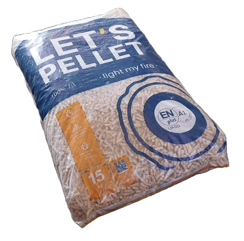 Holzpellets Palette 975 kg 65 Sack x 15 kg Sackware Heizpellets Pellet ...