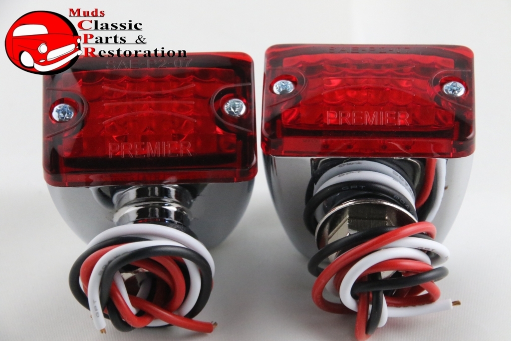 Custom Mini LED Lights Red Stop Tail Turn Signal Clearance Marker Truck ...
