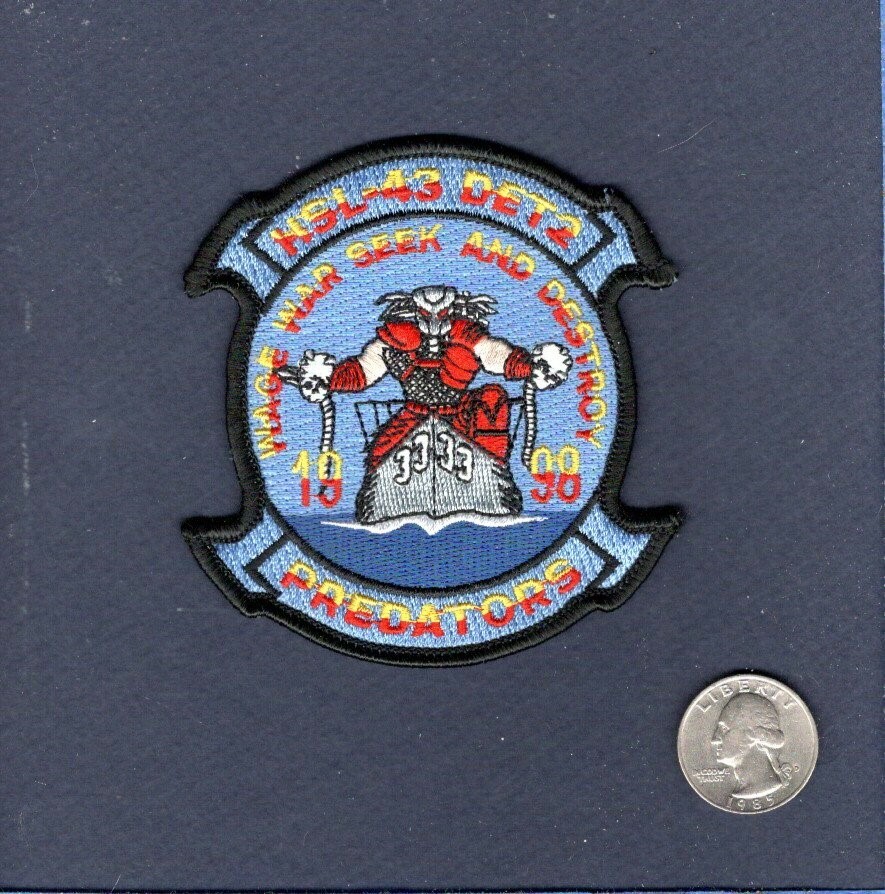 HSL-43 BATTLE CATS DET 2 PREDATORS US Navy 1998 Helicopter Squadron ...